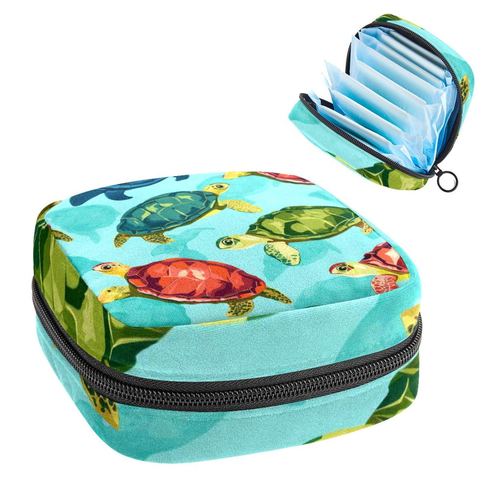 Turtle Pad Bag Period Bag Small Travel Pouch - Ideal Sanitary Napkin ...