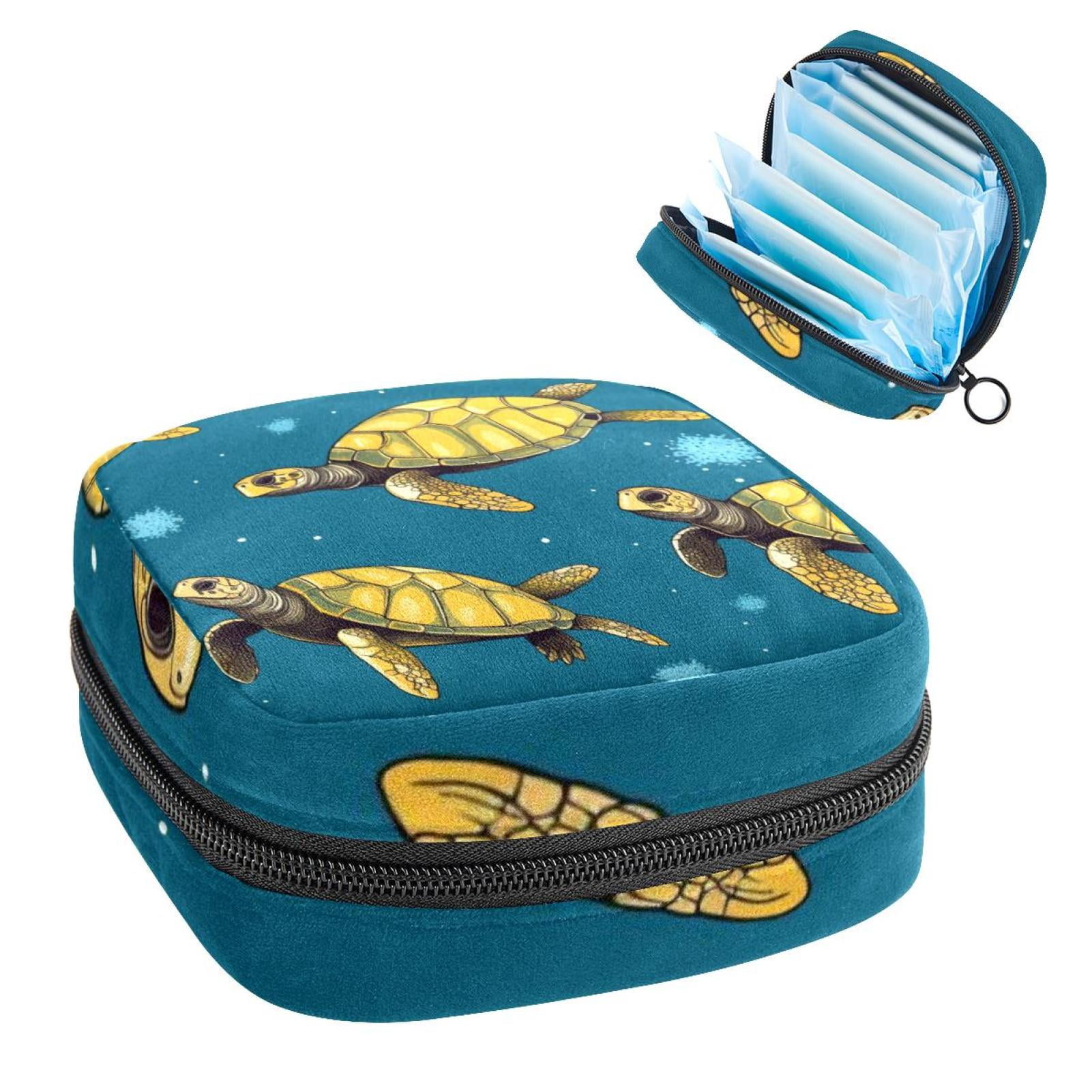 Turtle Pad Bag Period Bag Small Travel Pouch - Ideal Sanitary Napkin ...