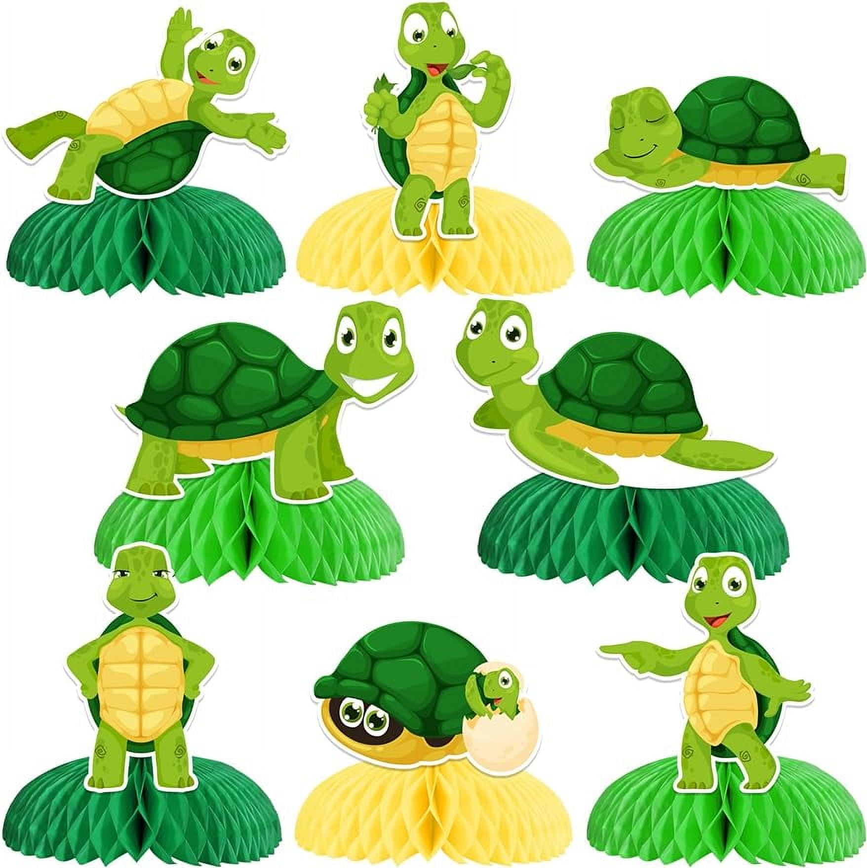 Turtle Party Decorations, 8 Pieces Sea Turtle Honeycomb Centerpieces ...