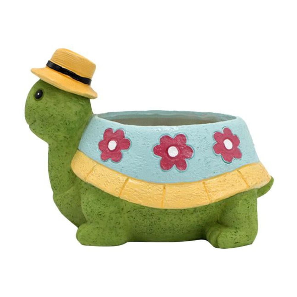 Turtle Plant Planter Pots Creative Resin Home A5U7 E3X VT66 - Walmart.com