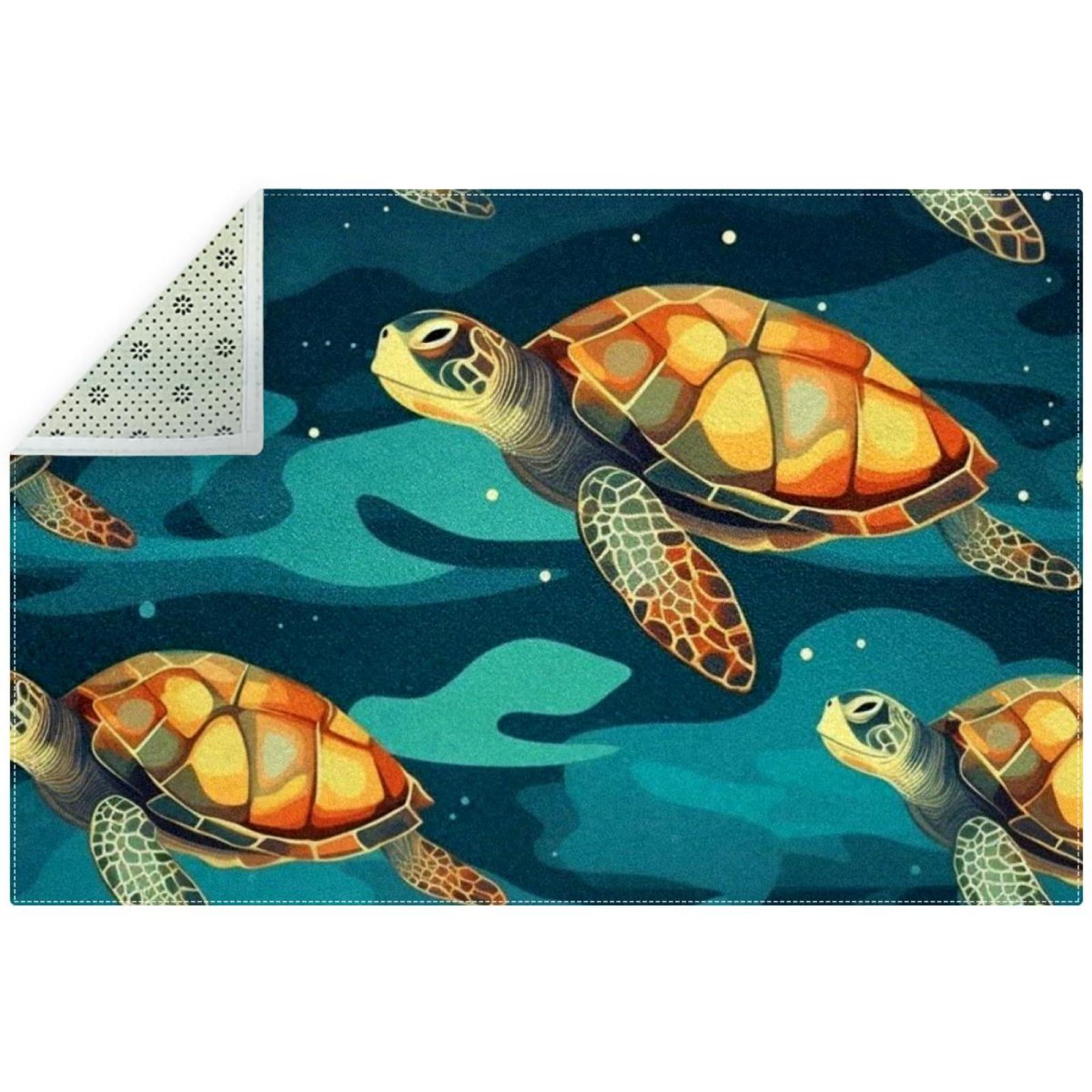 Turtle Polyester Right-Angle Office Mat for Professional Workspaces ...