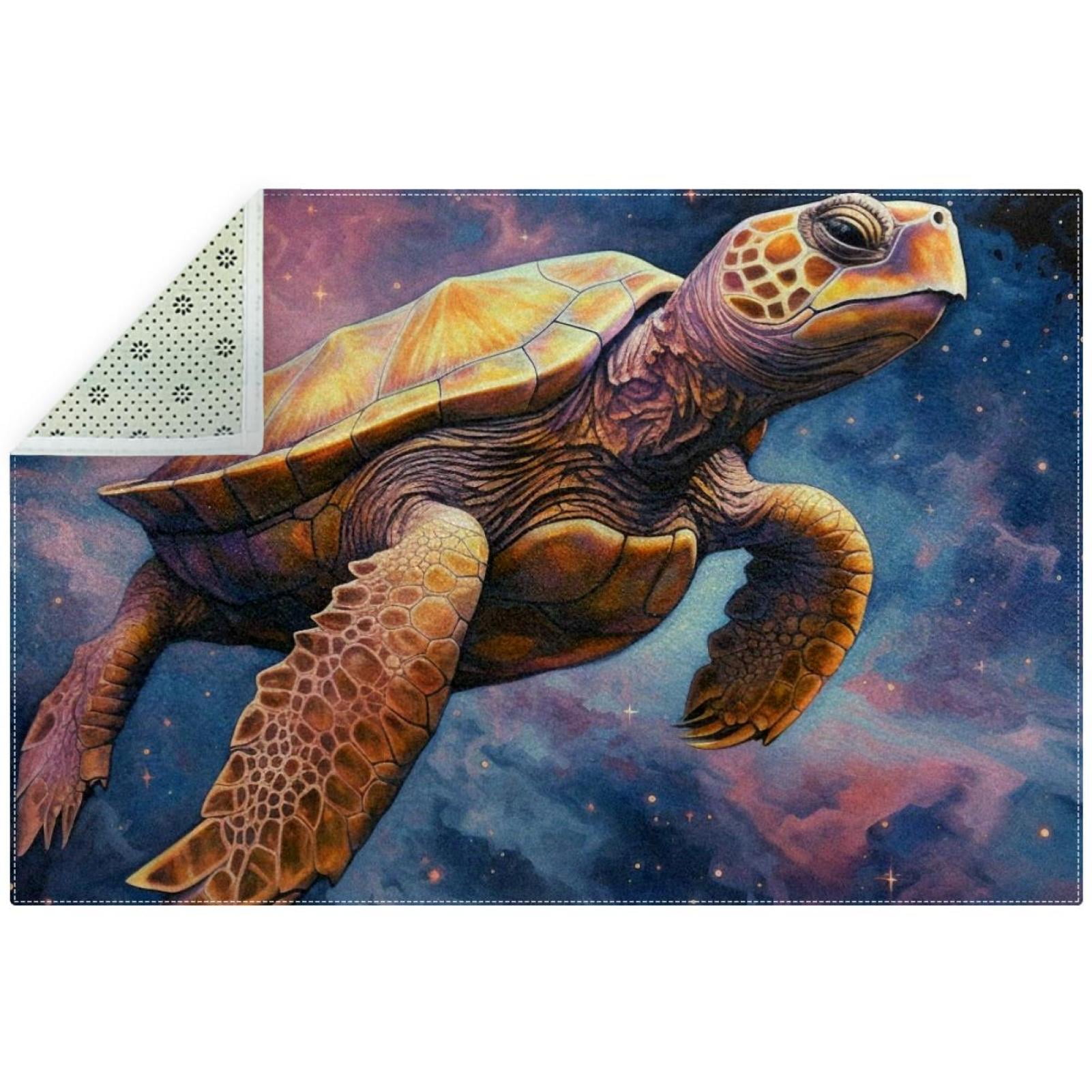 Turtle Polyester Right-Angle Office Mat for Professional Workspaces ...