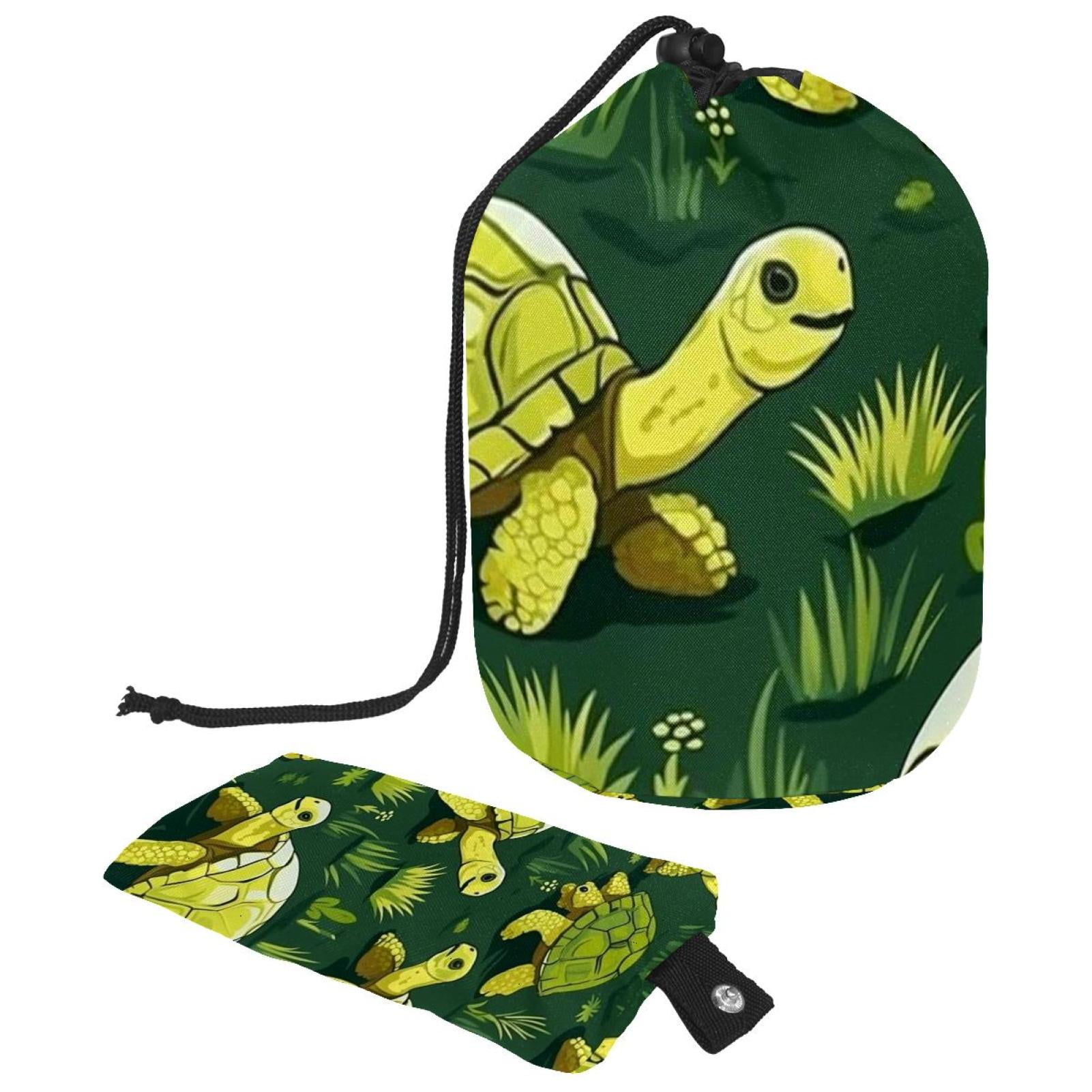 Turtle Seamless Portable Drawstring Foldable Travel Mesh Bags Laundry ...