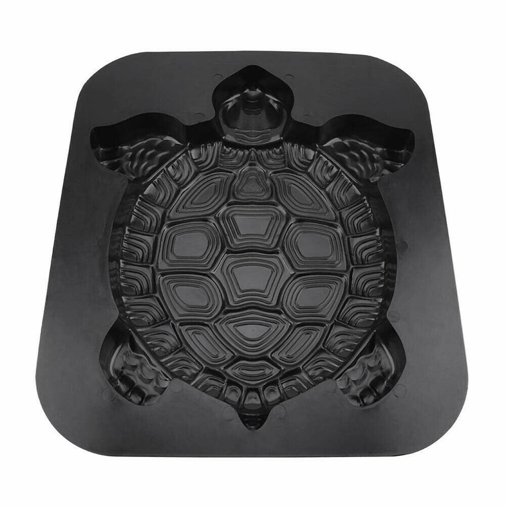 Turtle-Shaped Stepping Stone Molds - 17.5x15.1in Reusable ABS Concrete ...