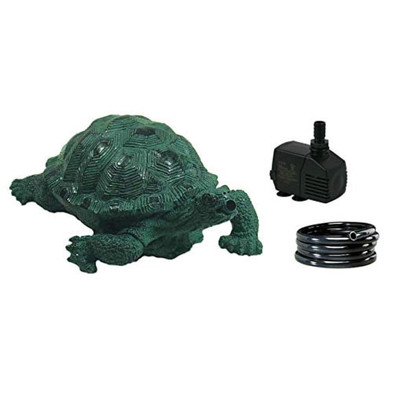 Turtle Spitter with Pump and Hose - Pond and Fountain Decor - Walmart.com