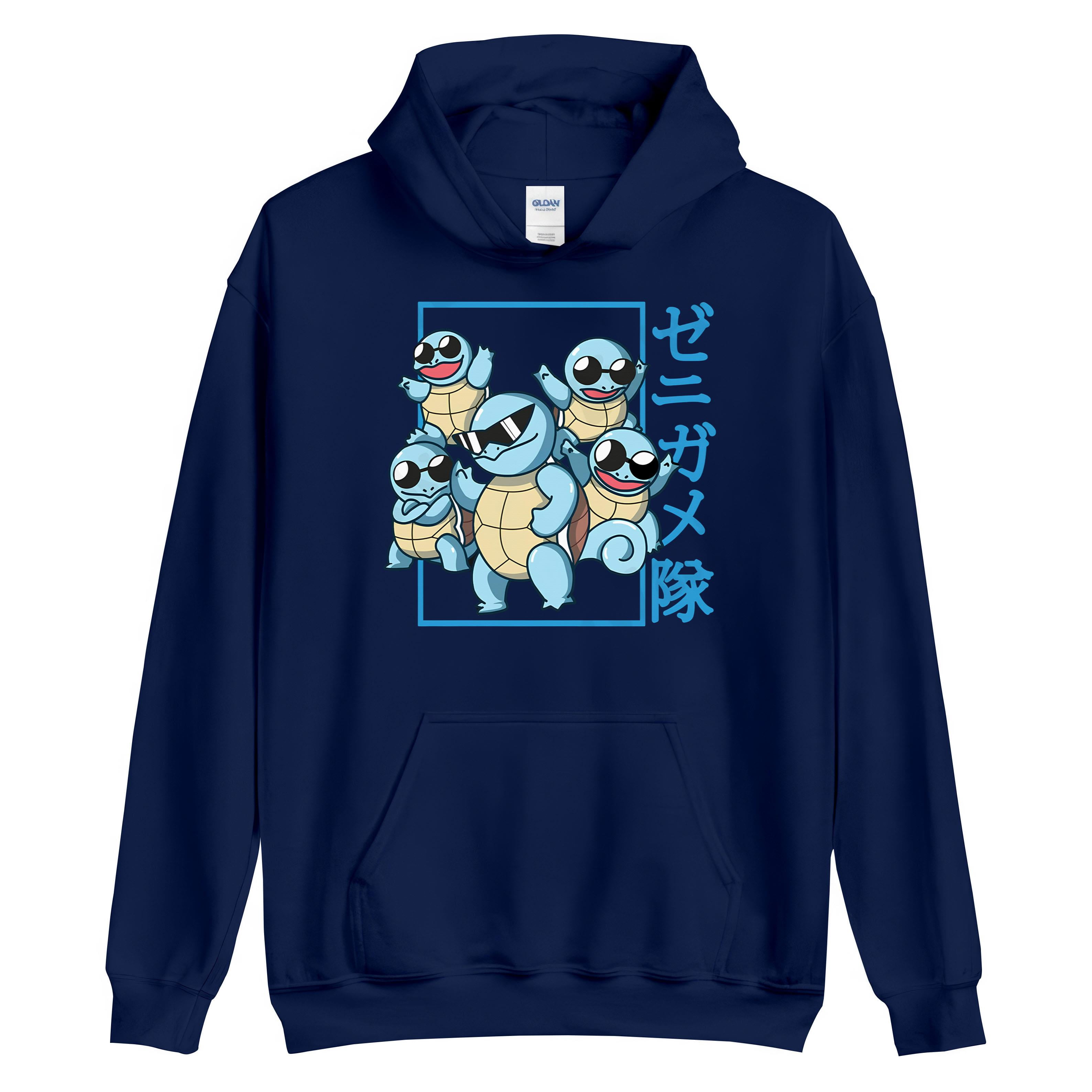 Turtle Squad Anime Inspired Graphic Tee Cute Retro Gamer Style-TH31532 ...