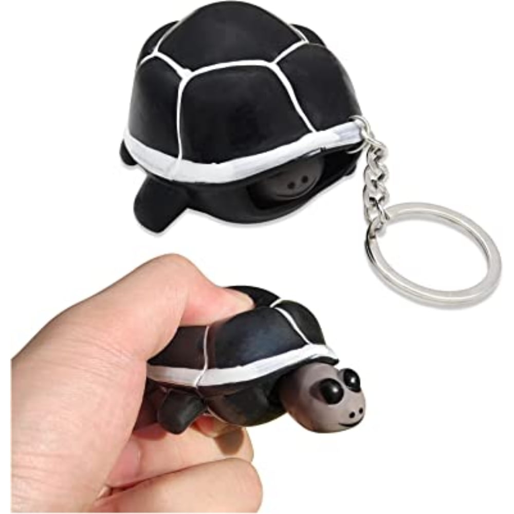 Turtle Squeeze Toy Turtle Squeeze Pops Out Head Keychain Pendant ...