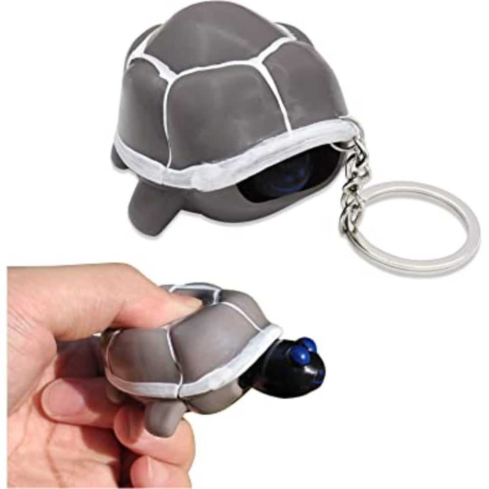 Turtle Squeeze Toy Turtle Squeeze Pops Out Head Keychain Pendant ...