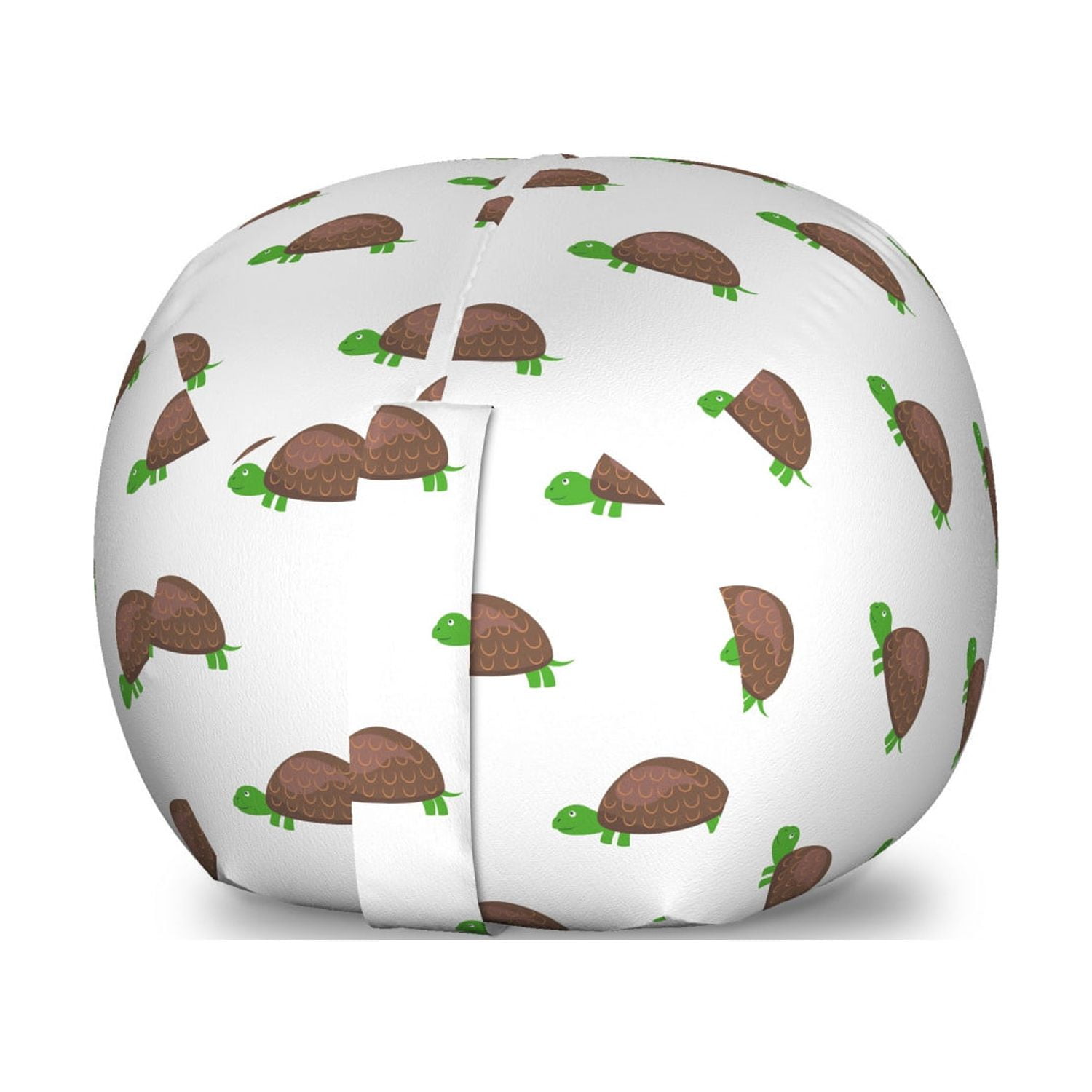Turtle Storage Toy Bag Chair, Rhythmic Demonstration of Animal Motifs ...