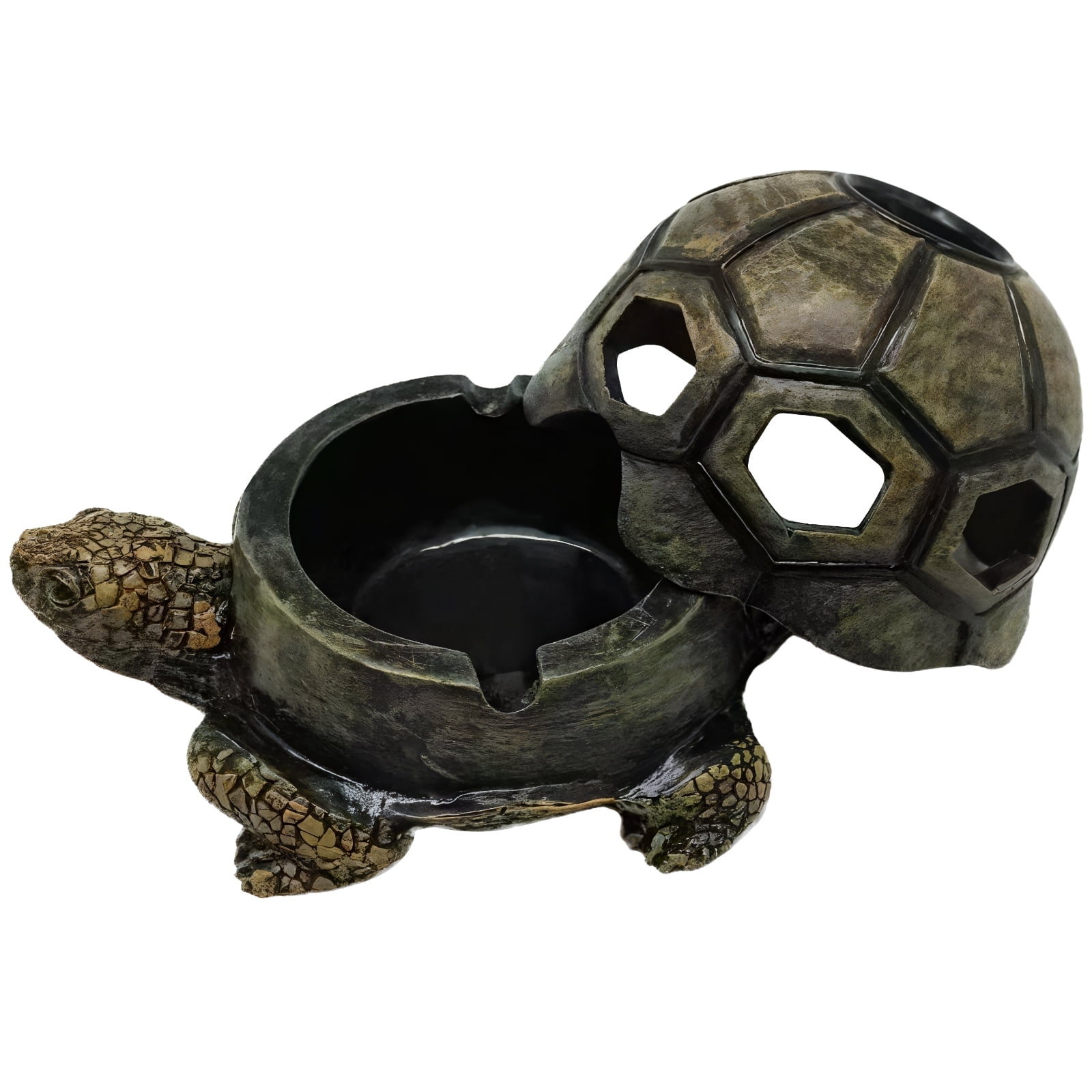 Turtle Style Outdoor Cigar Ashtray for Patio, Resin Cigar Ashtray for ...
