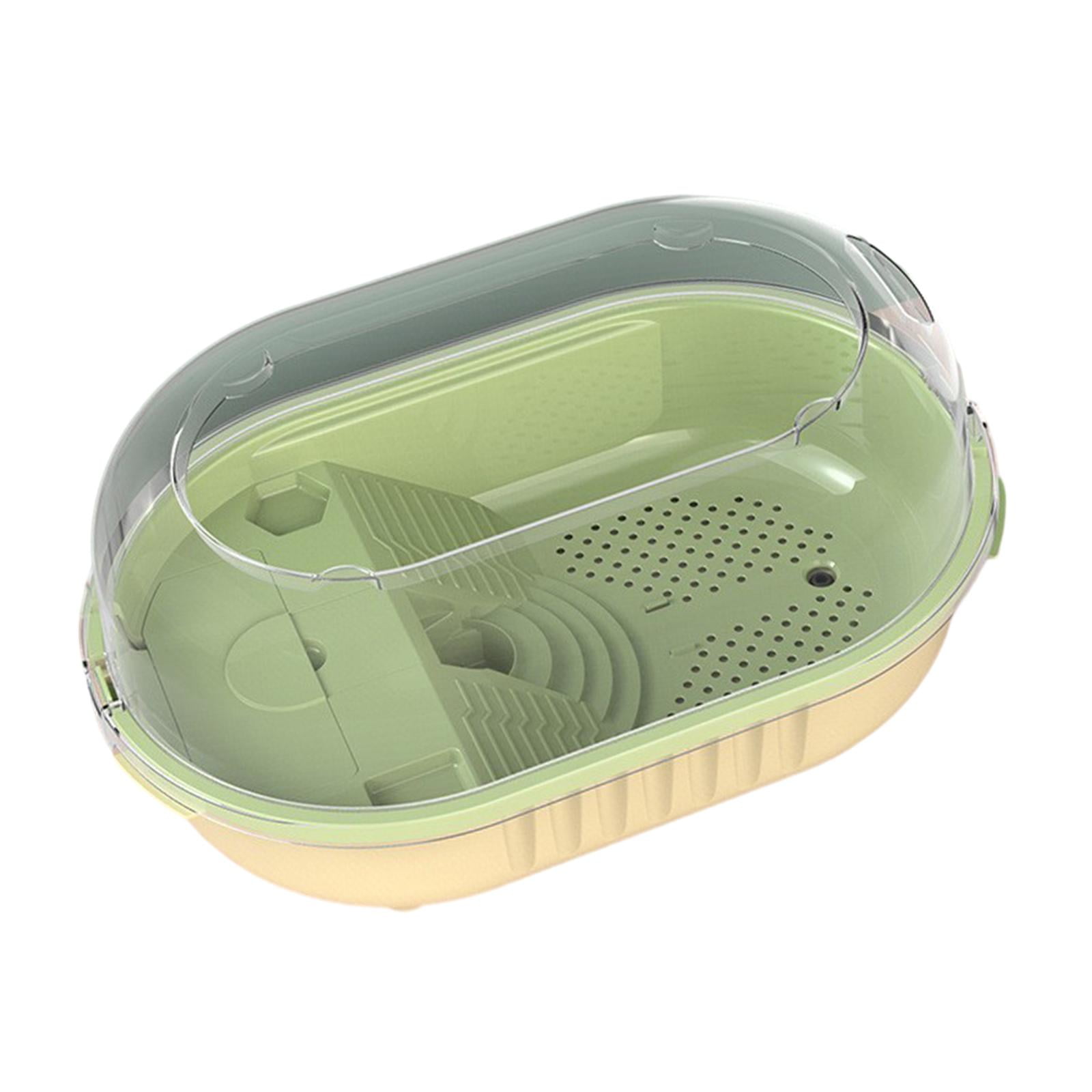 Turtle Tank Aquarium Reptile Habitats Feeding Box Breeding Basking Ramp ...