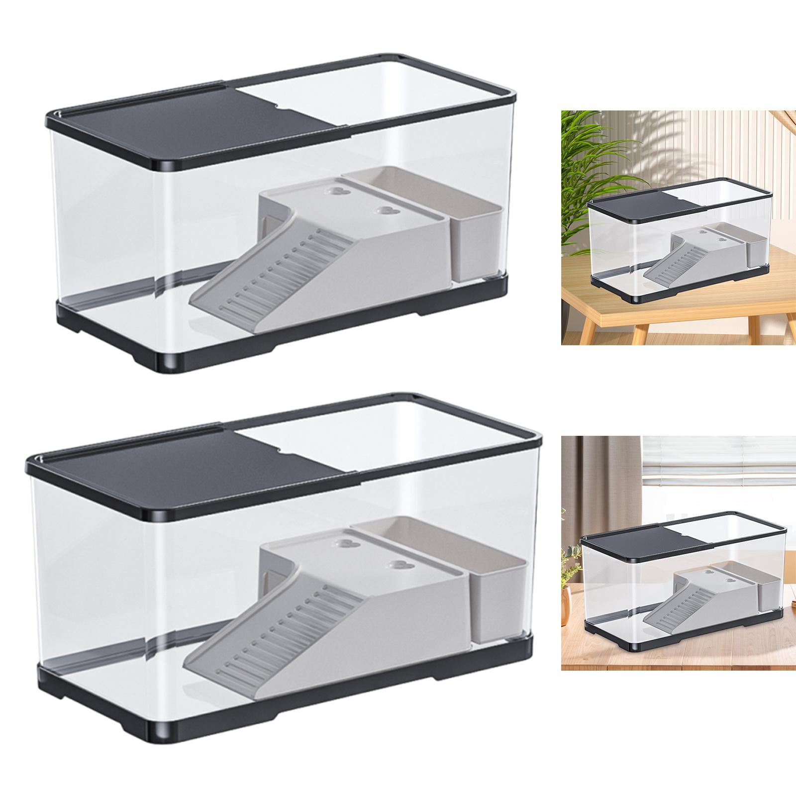 Turtle Tank With Basking Platform – 20-Gallon Reptile Aquarium With ...