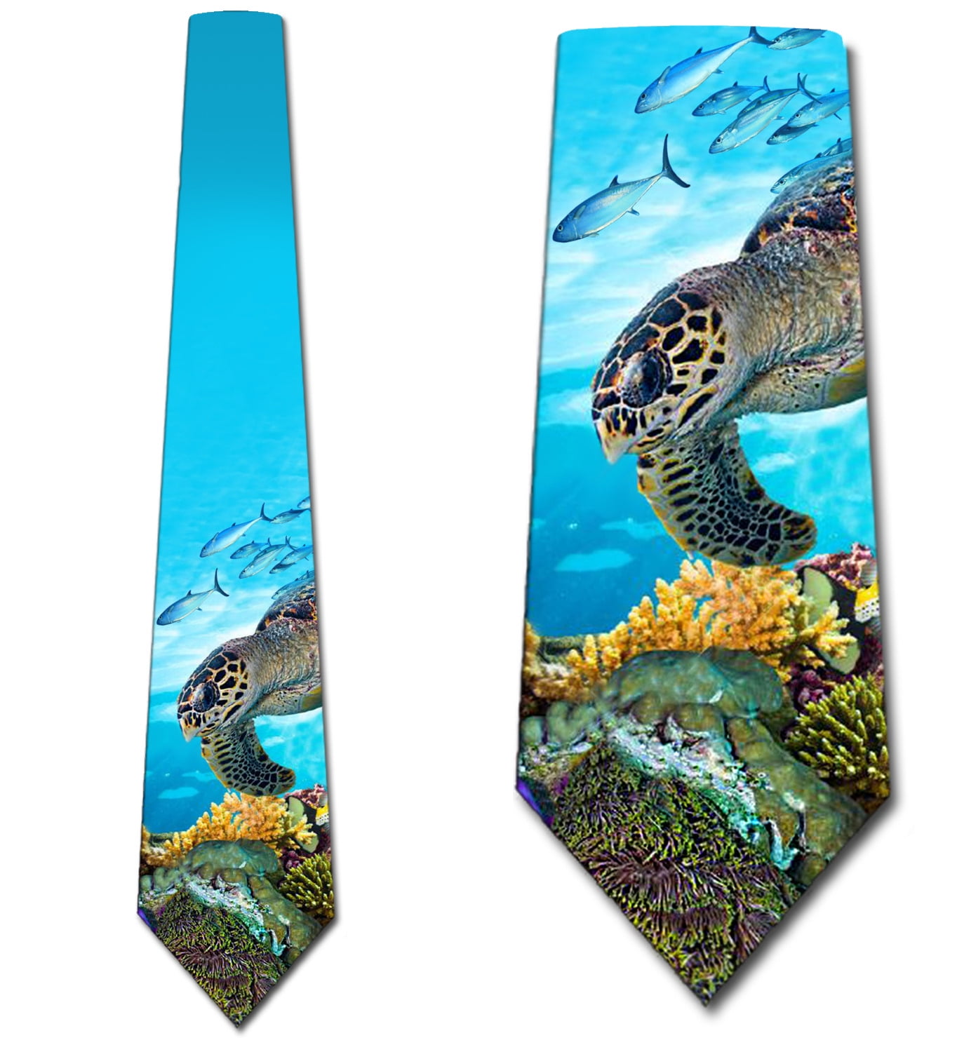 Turtle Ties Mens Sea Turtle Ocean Animal Necktie by Three Rooker ...