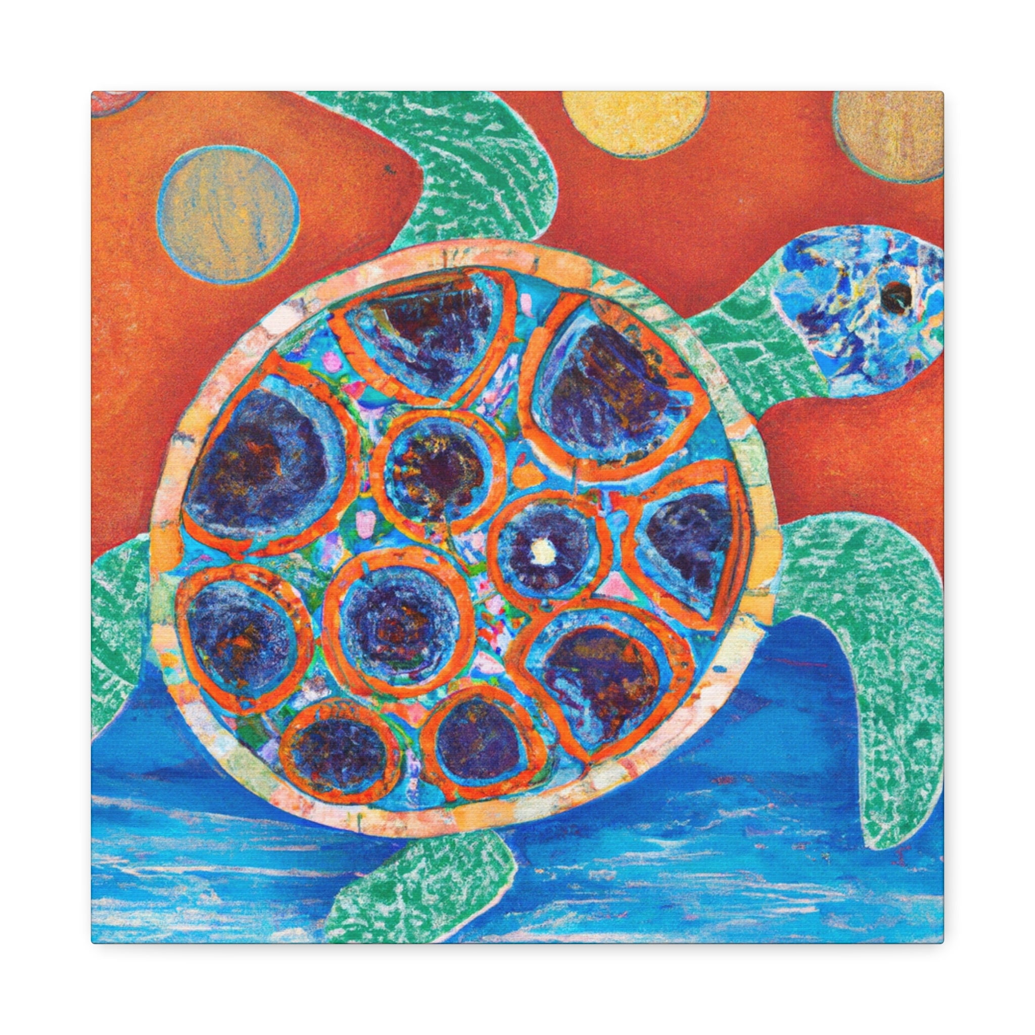 "Turtle Trek to Sea" - Canvas - Walmart.com