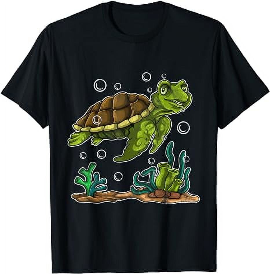 Turtle Tshirt Kids Men Women Tortuga Chill Sea T-Shirt - Walmart.com