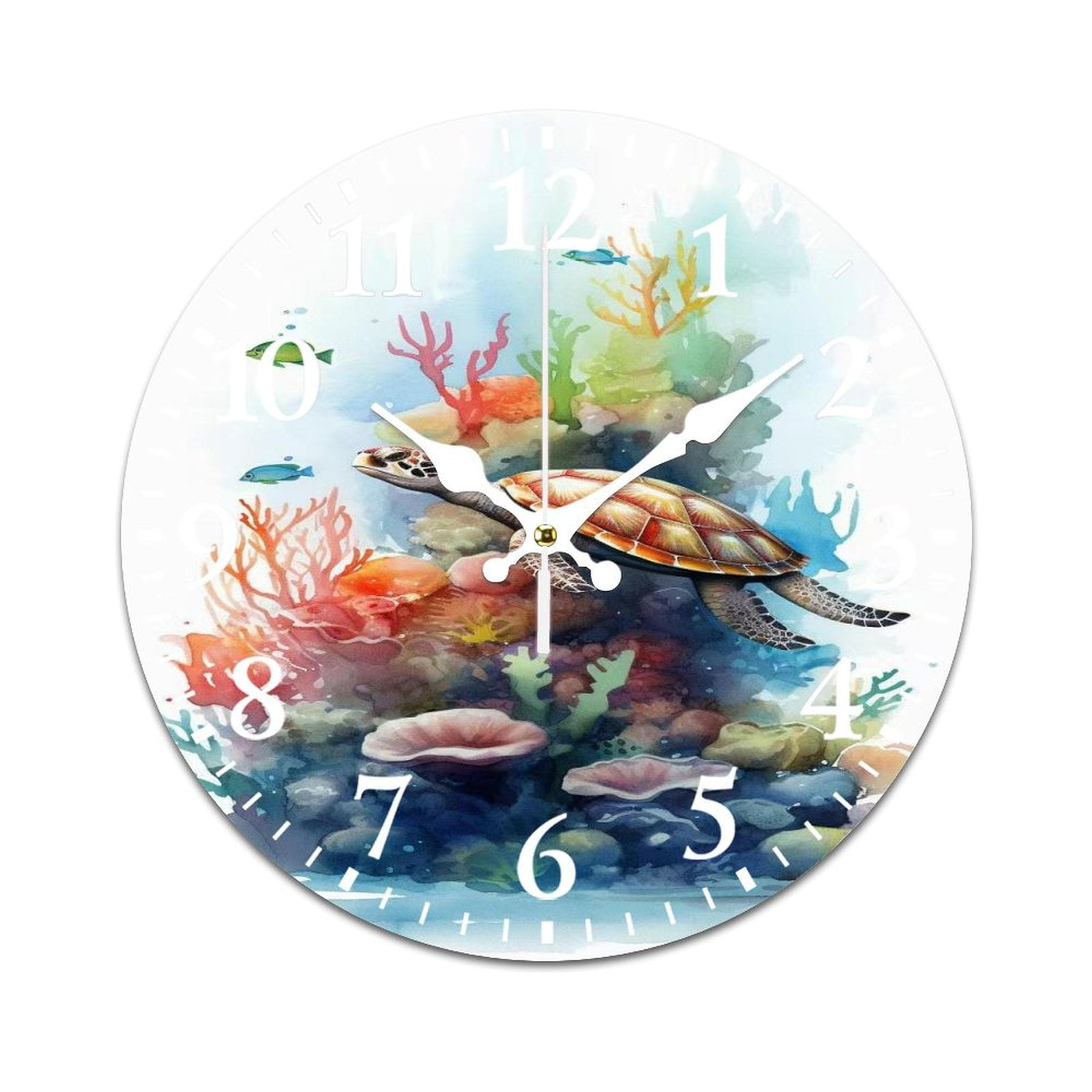 Turtle Wall Clock Modern Design Clocks Wall Hanging Home Office School ...
