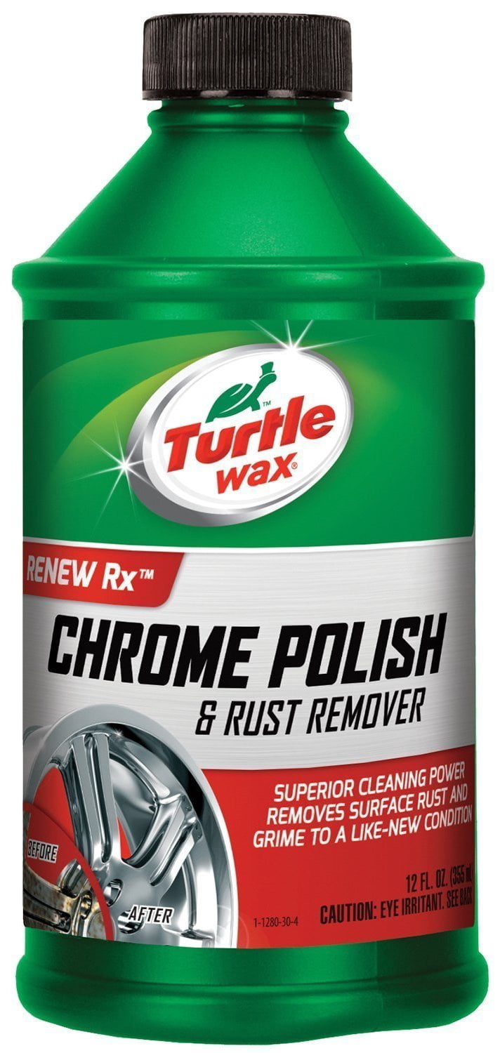 Turtle Wax 50786 Renew Rx Chrome Polish and Rust Remover, 12 oz ...