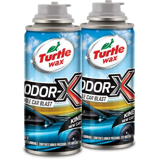 Turtle Wax 50819 Power Out! Odor-X Kinetic Whole Car Blast, 2-Pack ...
