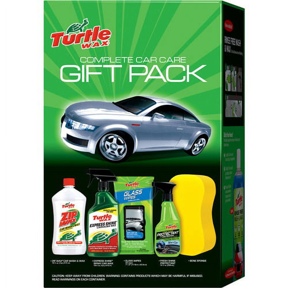 Turtle Wax Gift Pack - Complete Car Care Kit with Zip Wax - Walmart.com