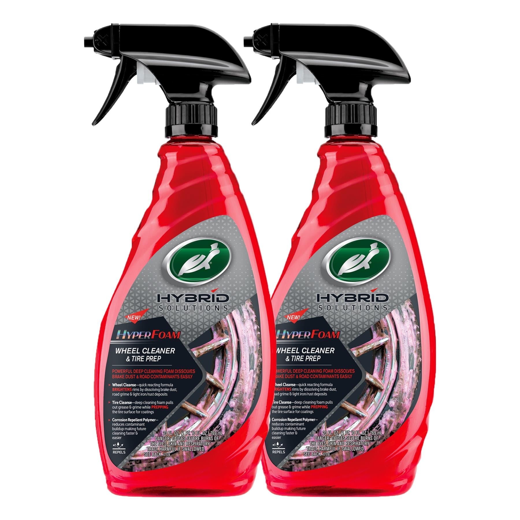 Turtle Wax Hybrid Solutions Hyper Foam Wheel Cleaner 2-Pack - Walmart.com