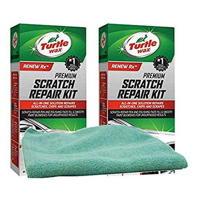 Turtle Wax Scratch Repair Kit Bundle with Microfiber Cloth (3 Items) - Walmart.com