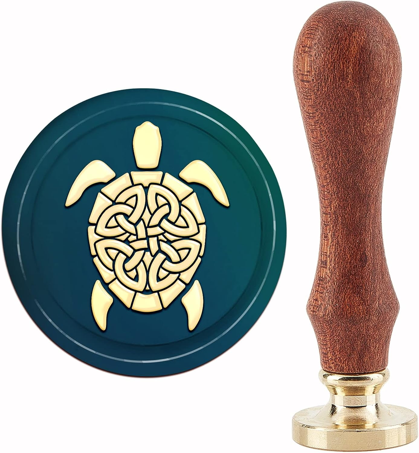 Turtle Wax Seal Stamp Celtic Knot Vintage Sealing Wax Stamps Retro 30mm ...