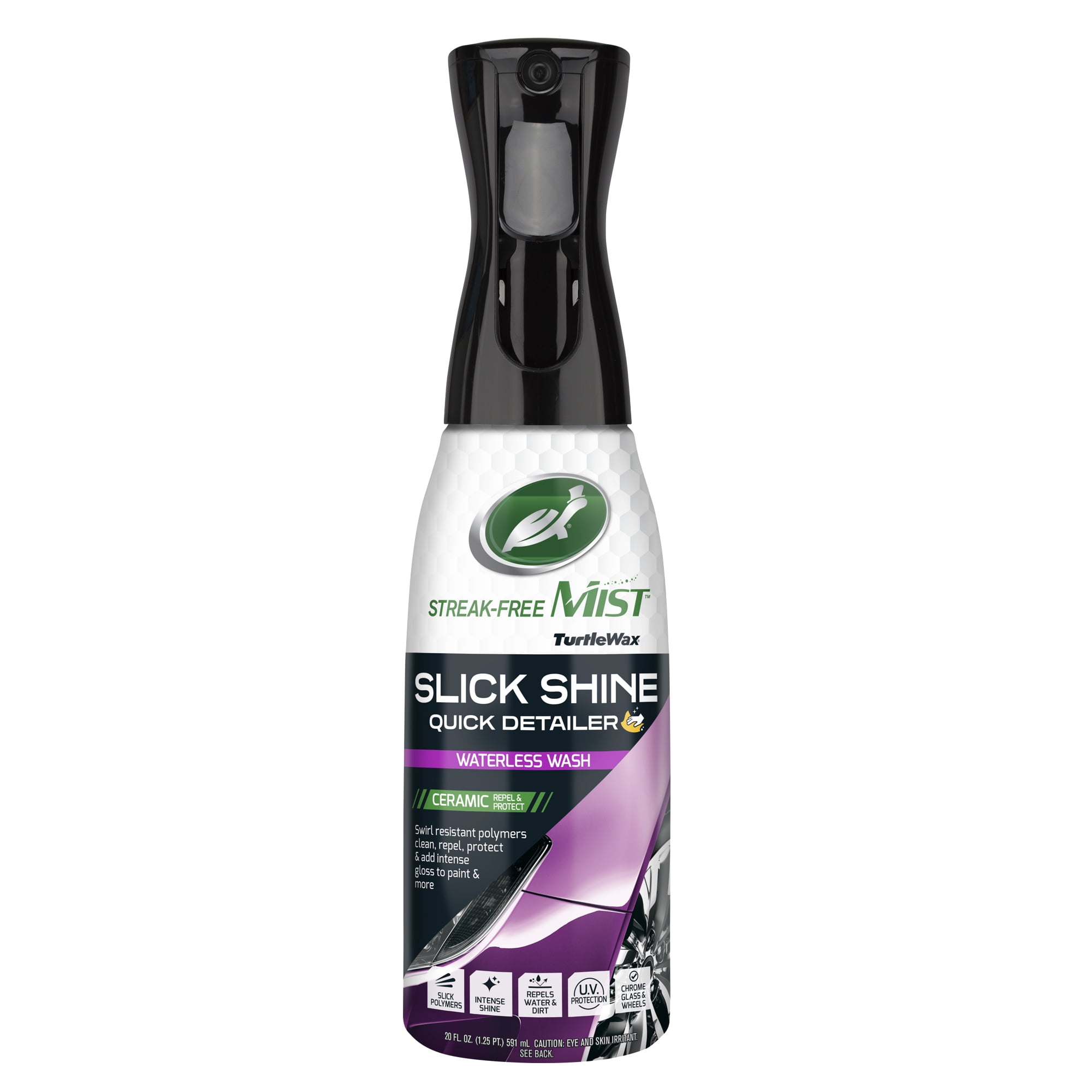 Turtle Wax 53846 Slick Shine Quick Mist Exterior Detailer, 20 oz ...