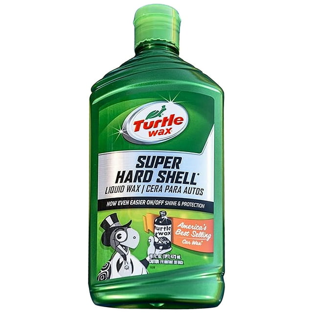Turtle Wax Super Hard Shell Car Liquid Wax, 16oz - Easy Apply, Shine ...