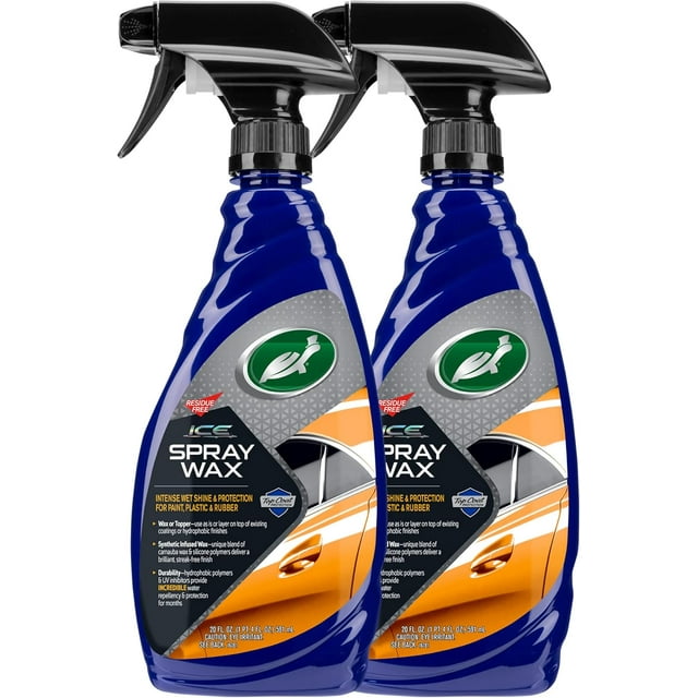 Turtle Wax T-477R ICE Spray Wax, Ultimate High Shine Wax Finish, For ...