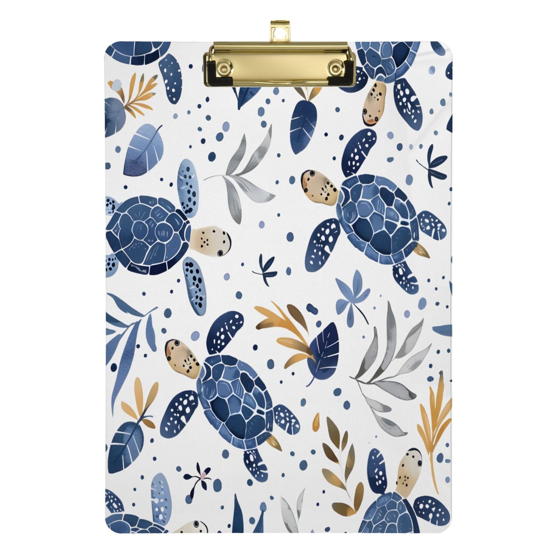 Turtle and Leaves Acrylic Clipboards A4 Standard Letter Size Clipboard ...