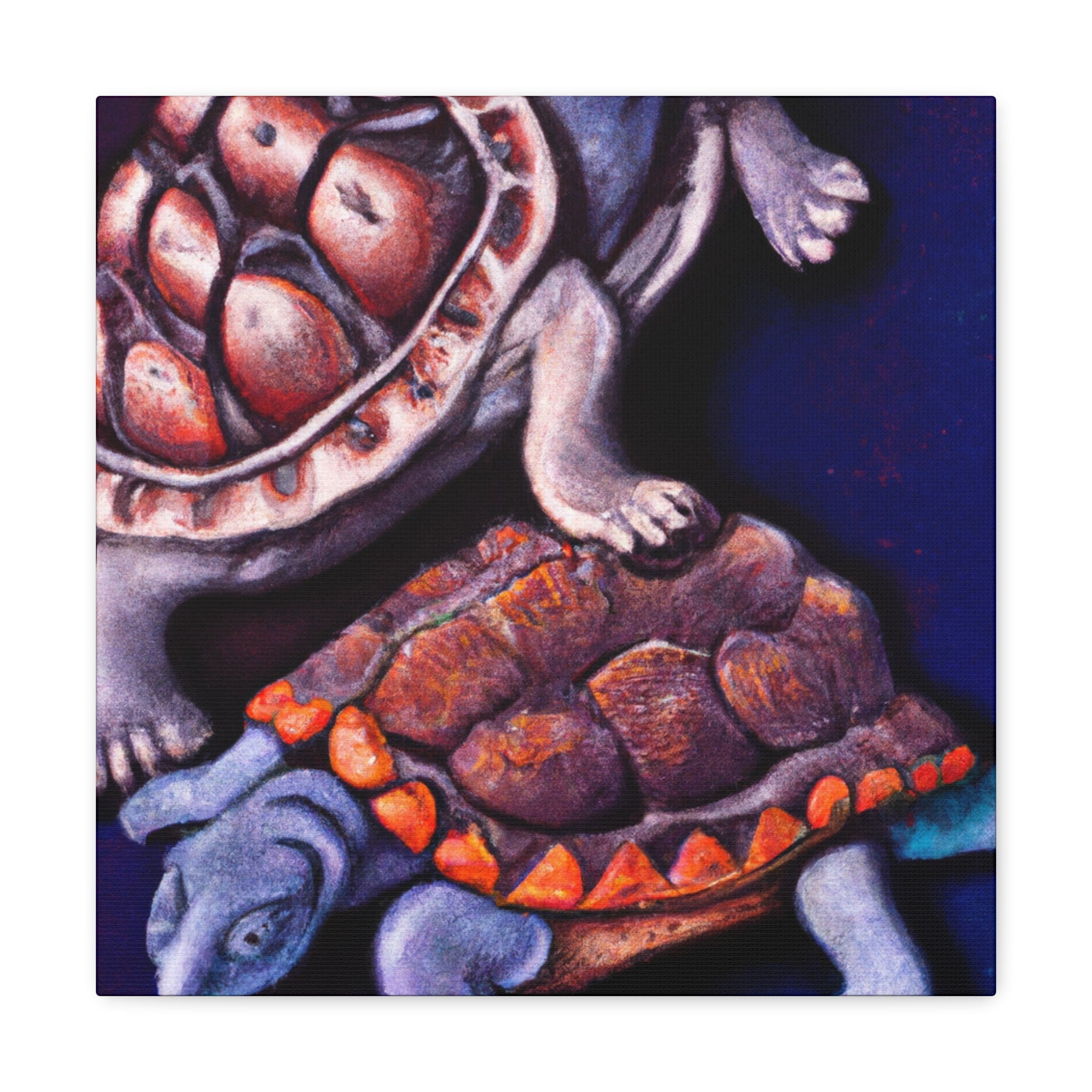 "Turtle in Rococo Splendor" - Canvas - Walmart.com