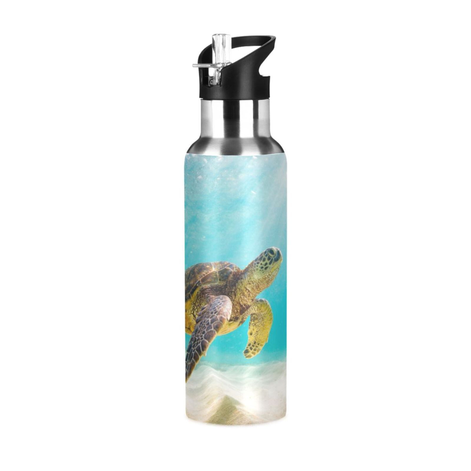 Turtle in Sea Water Bottles Insulated Thermos Kids Stainless Steel ...