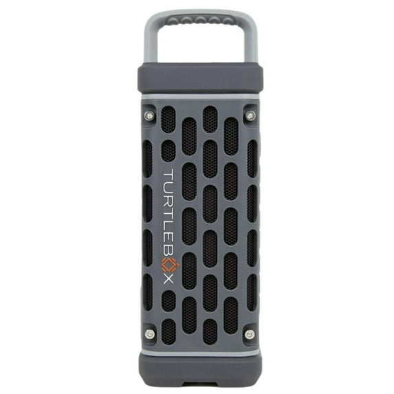 Turtlebox Ranger Li-Ion Battery-Powered Ultra-Portable Speaker, Gray ...