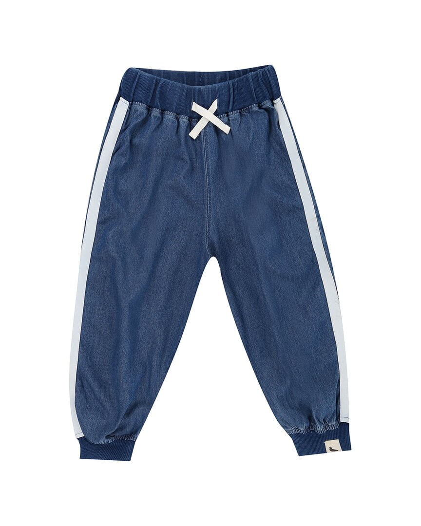 Turtledove London boys Denim Blue Jogging Pants, 6-7 Years, Blue ...