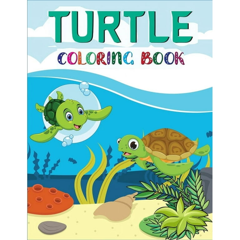 coloring book turtles