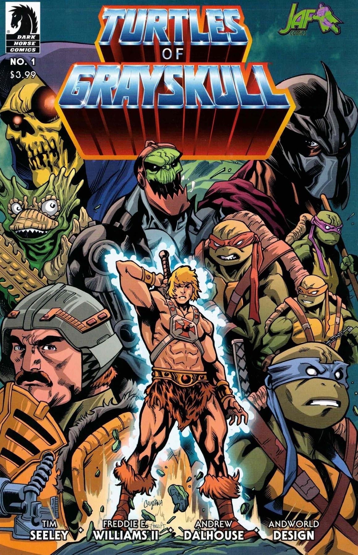 Turtles of Grayskull #1 Cvr C JAF EXCLUSIVE Chris Campana Dark Horse Comic Book 2024 - Walmart.com