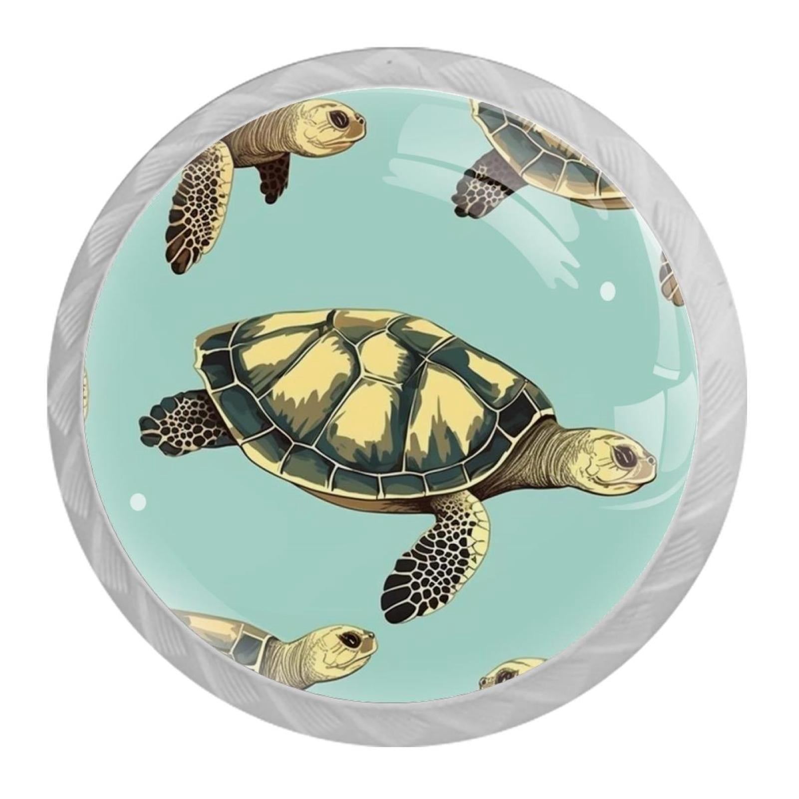 Turtles Seamless Custom Drawer Knobs - Cabinet Knobs ABS Glass Drawer ...