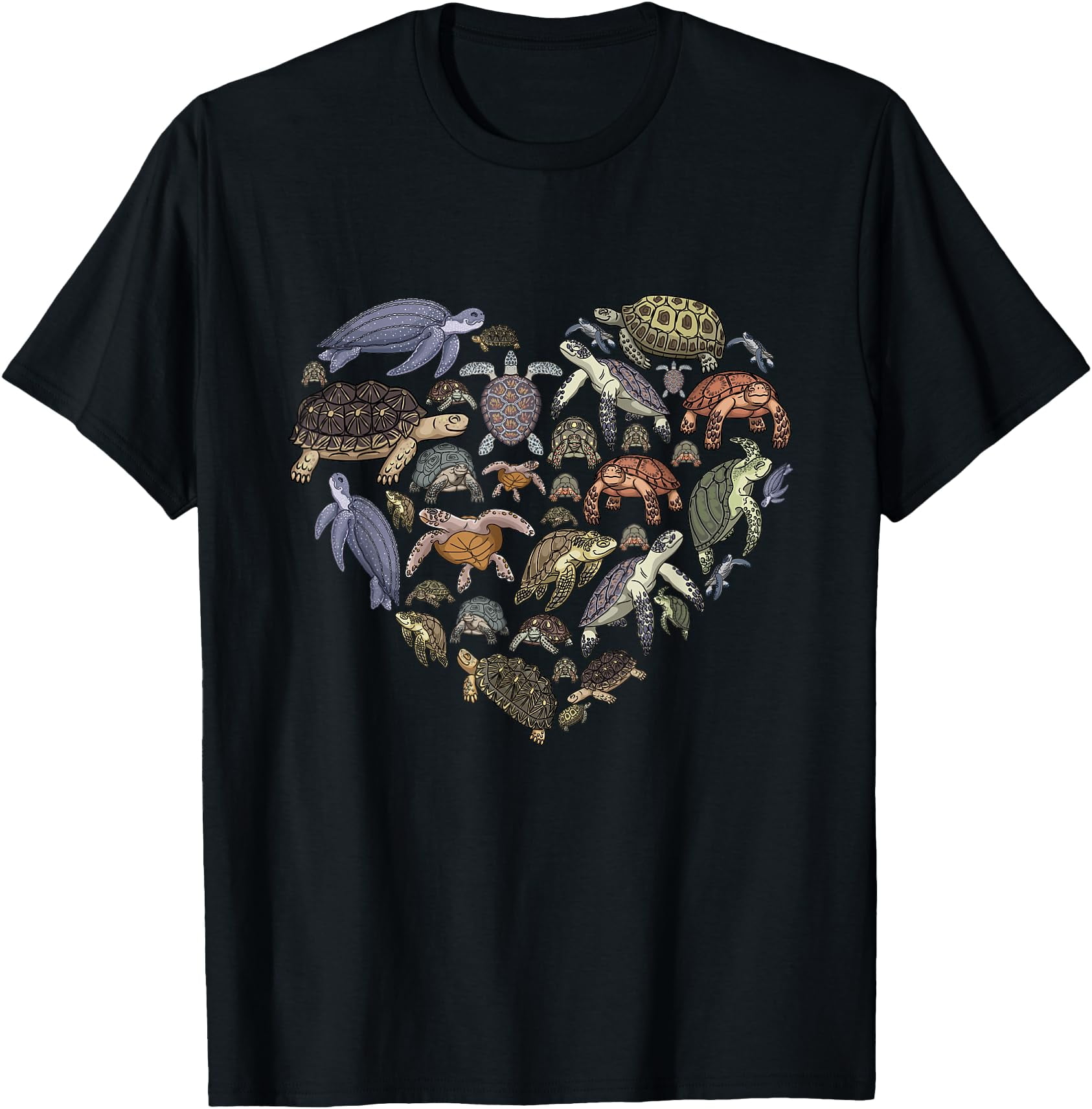Turtles heart Loves Sea Turtles Gifts Ocean Animals T-Shirt - Walmart.com