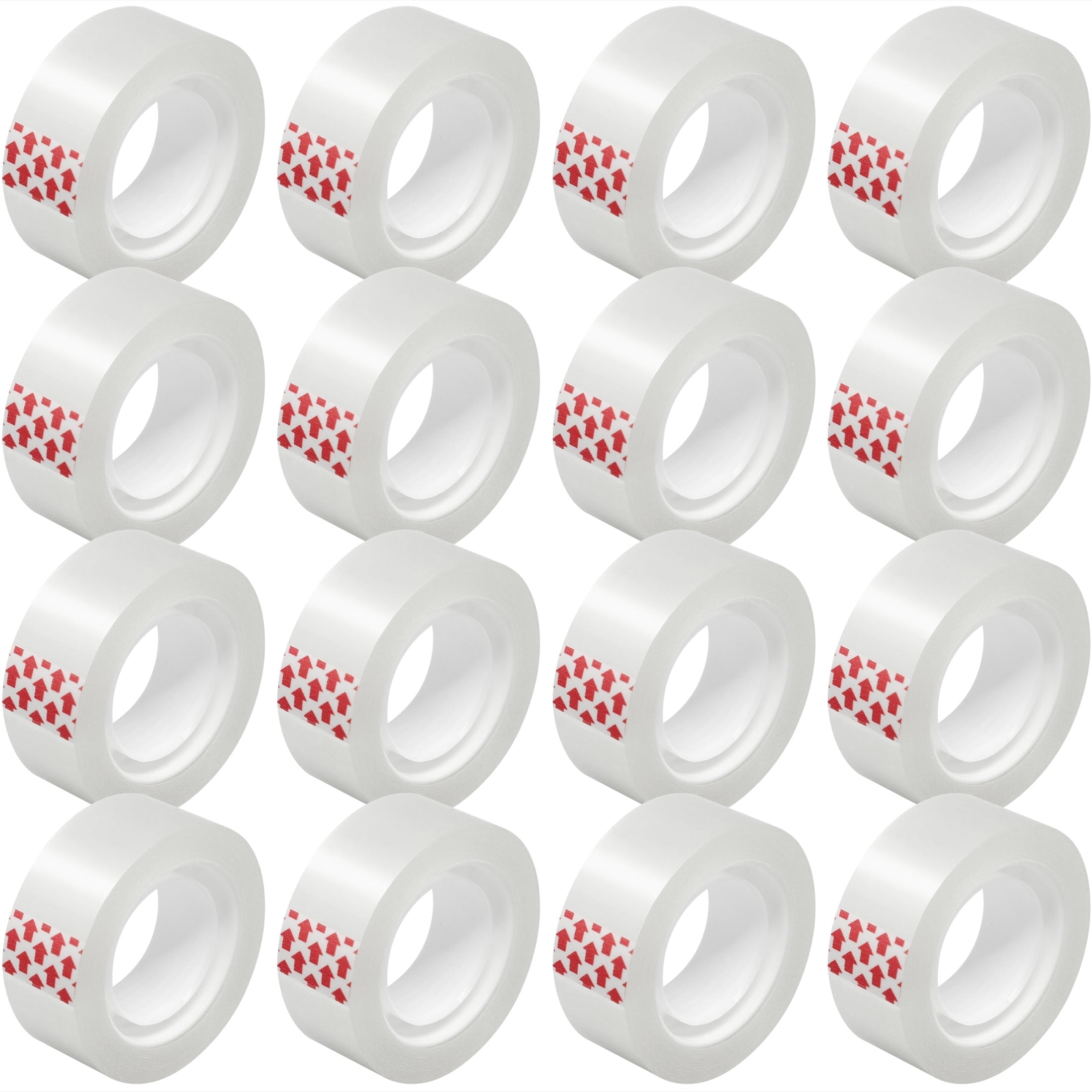 Turxayox Transparent Tape Refills for Dispenser, Easy Tear, 3/4 x 1000 ...