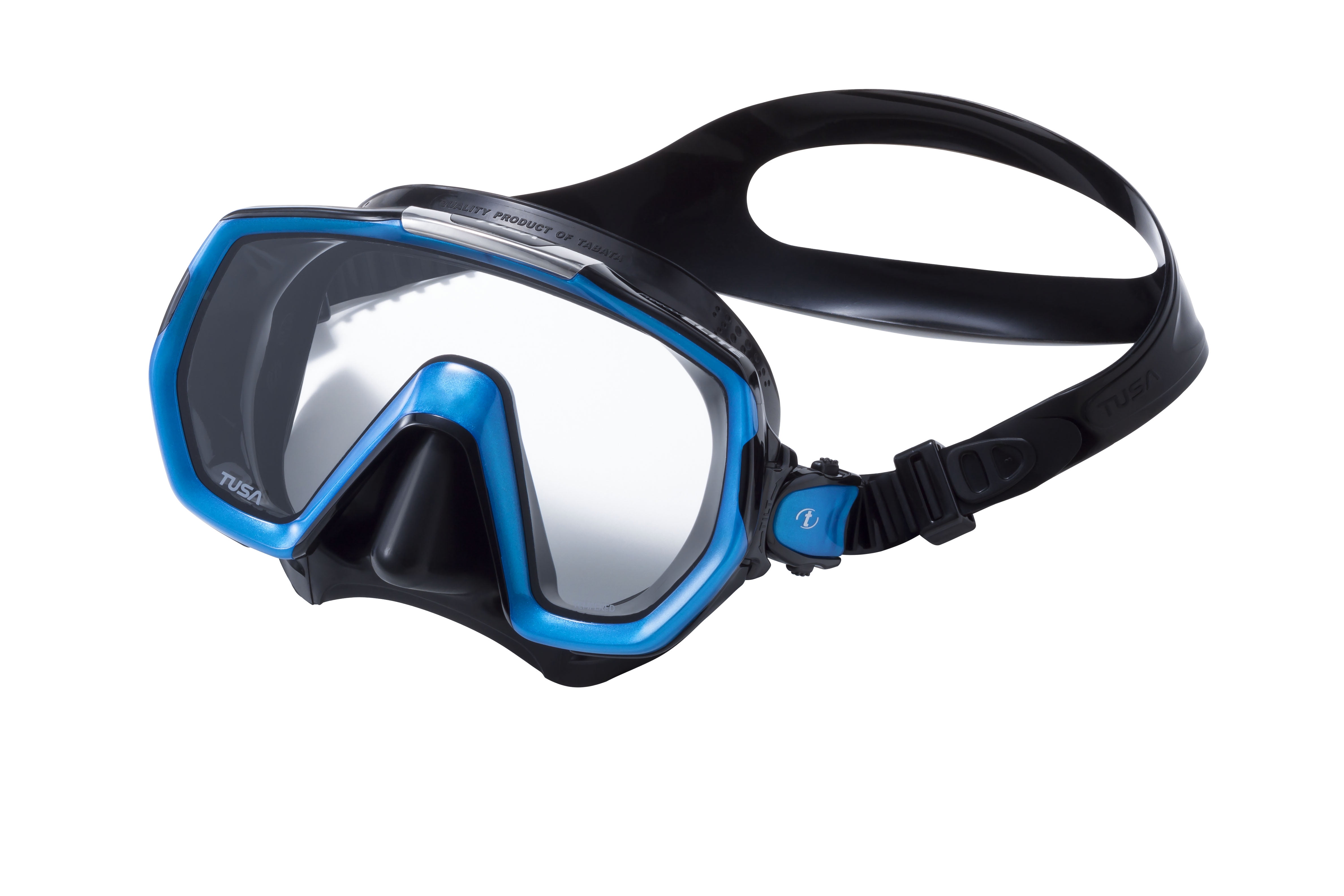 Tusa Freedom Elite Scuba Mask - Fish Tail Blue/Black Silicone - Walmart.com