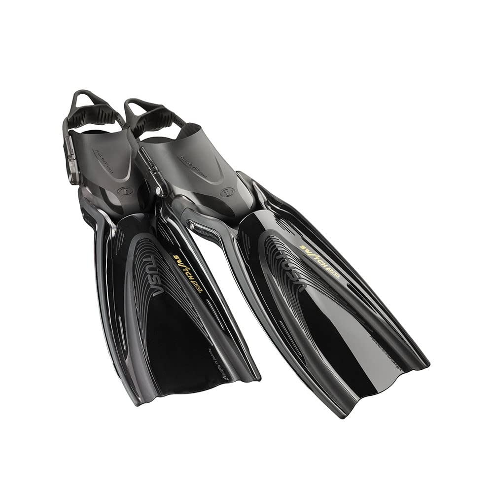 Tusa Hyflex Switch Pro Diving Fins (Black, Medium) - Walmart.com