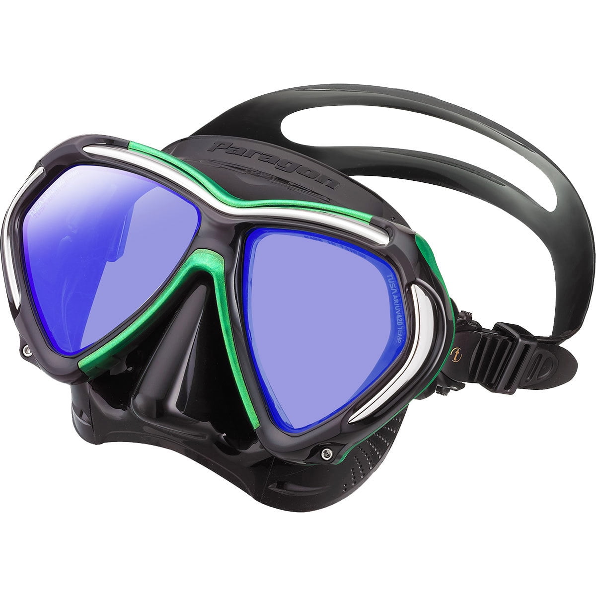 Tusa Paragon Diving Mask (Energy Green) - Walmart.com