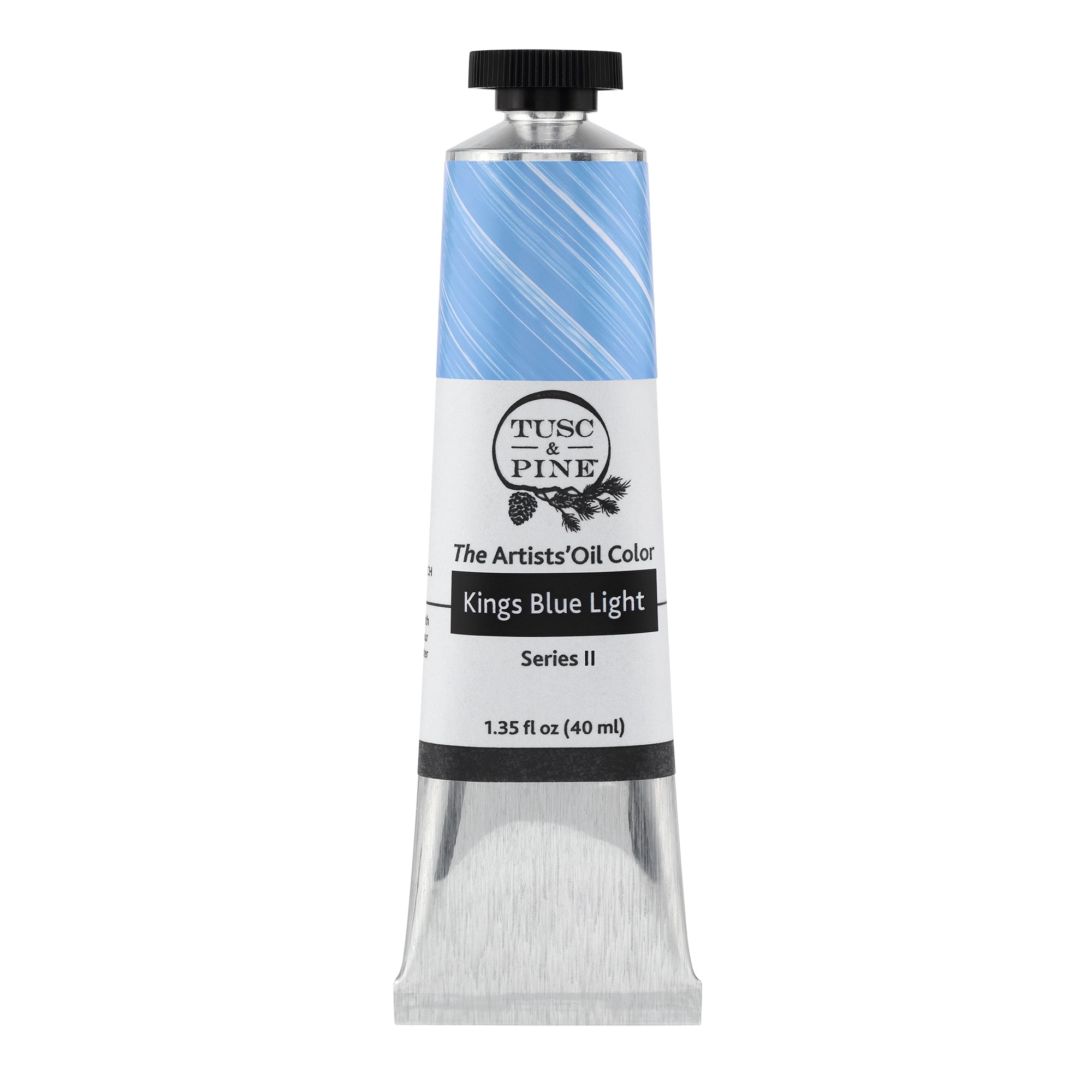 Tusc & Pine Artist Oil Paint - Kings Blue Light, 40 ml, Non-Yellowing ...