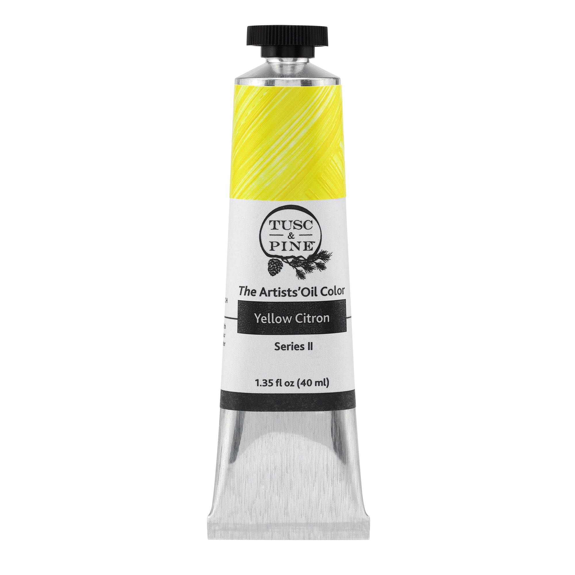 Tusc & Pine Artist Oil Paint - Yellow Citron, 40 ml, Non-Yellowing ...