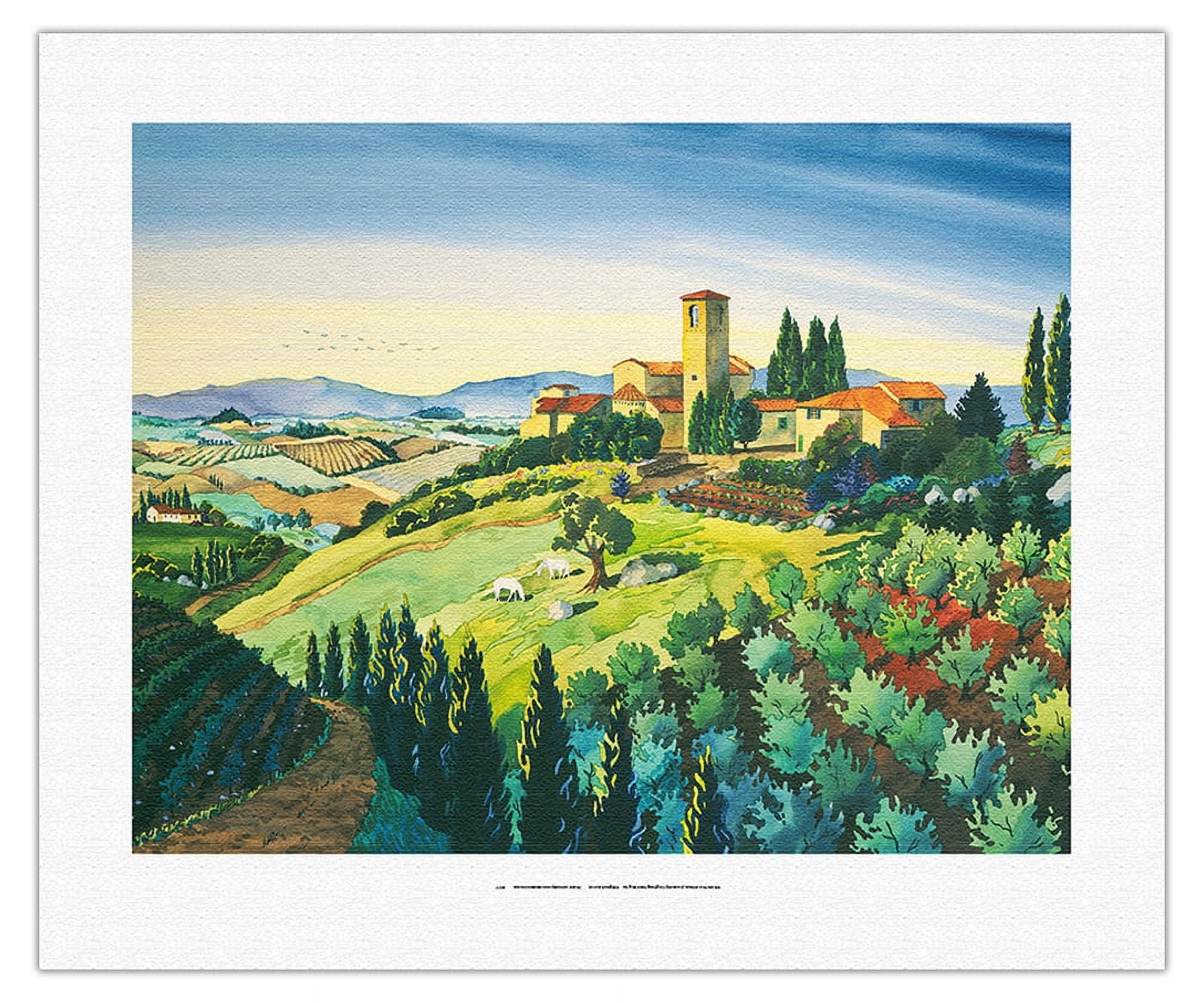 Tuscan Air - Tuscany Italy - Italian Villa Vineyards Cypress Trees ...