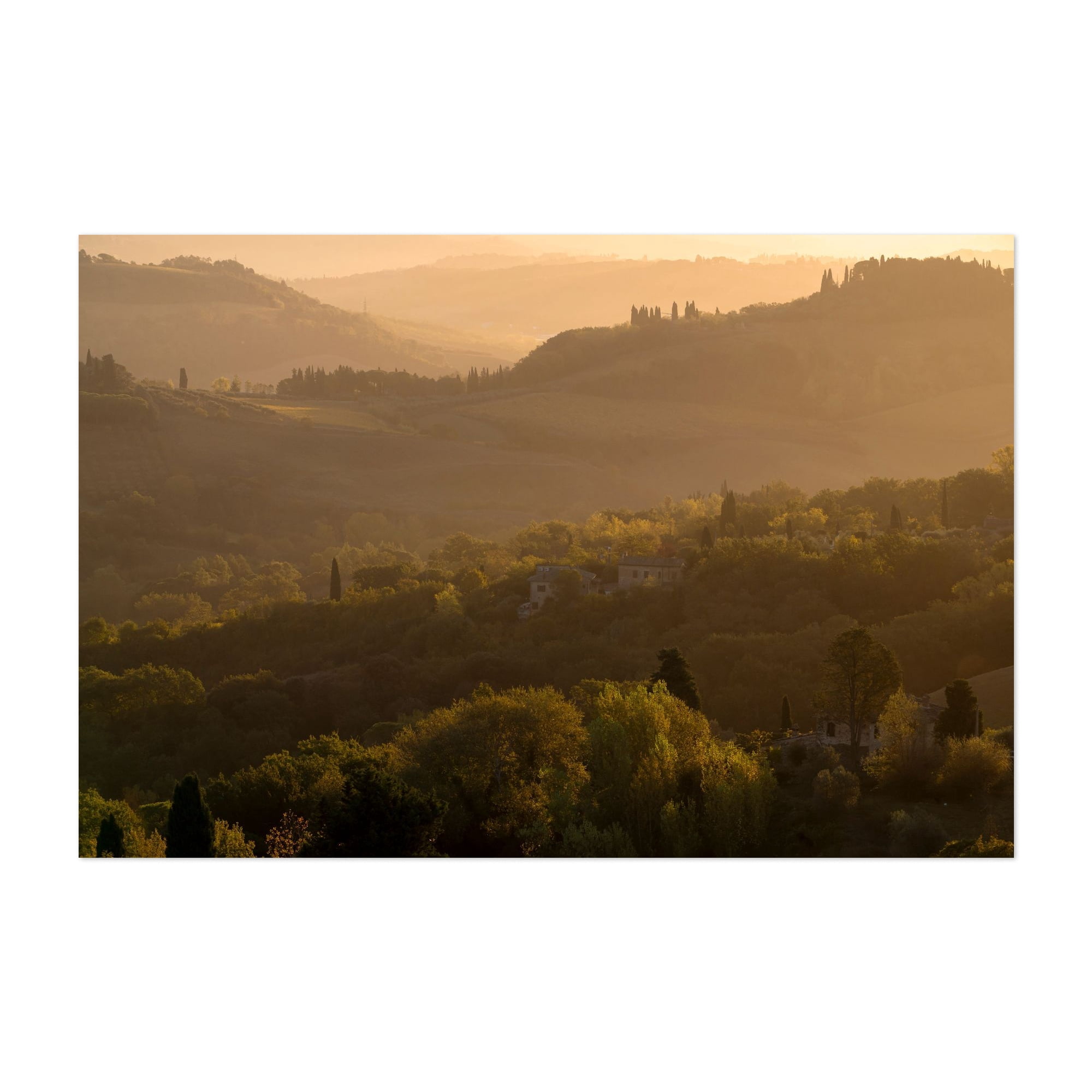 Tuscan Countryside in Autumn 2 - Tuscany Italy Photography Unframed ...