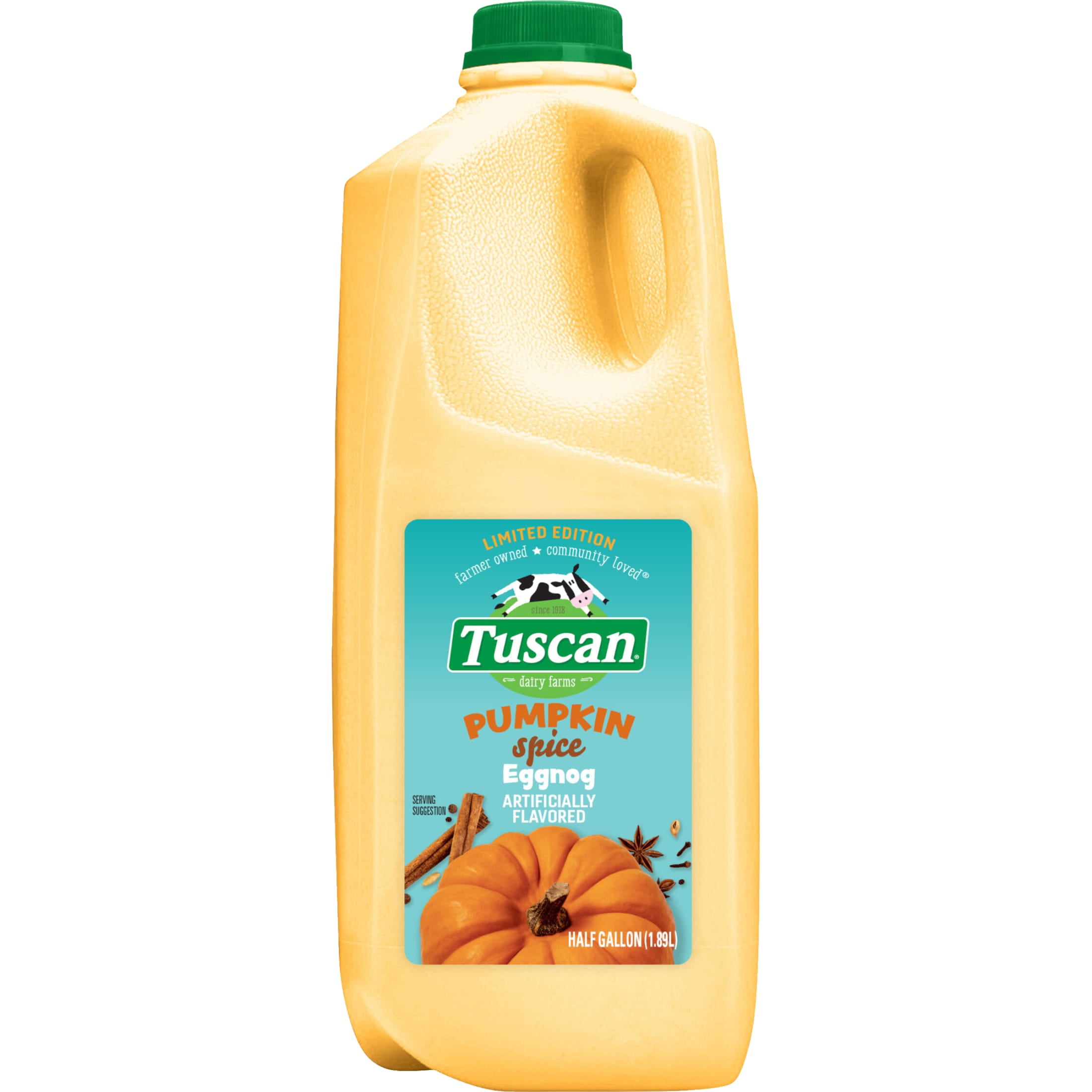 Tuscan Dairy Farms Pumpkin Spice Eggnog, Half Gallon - Walmart.com