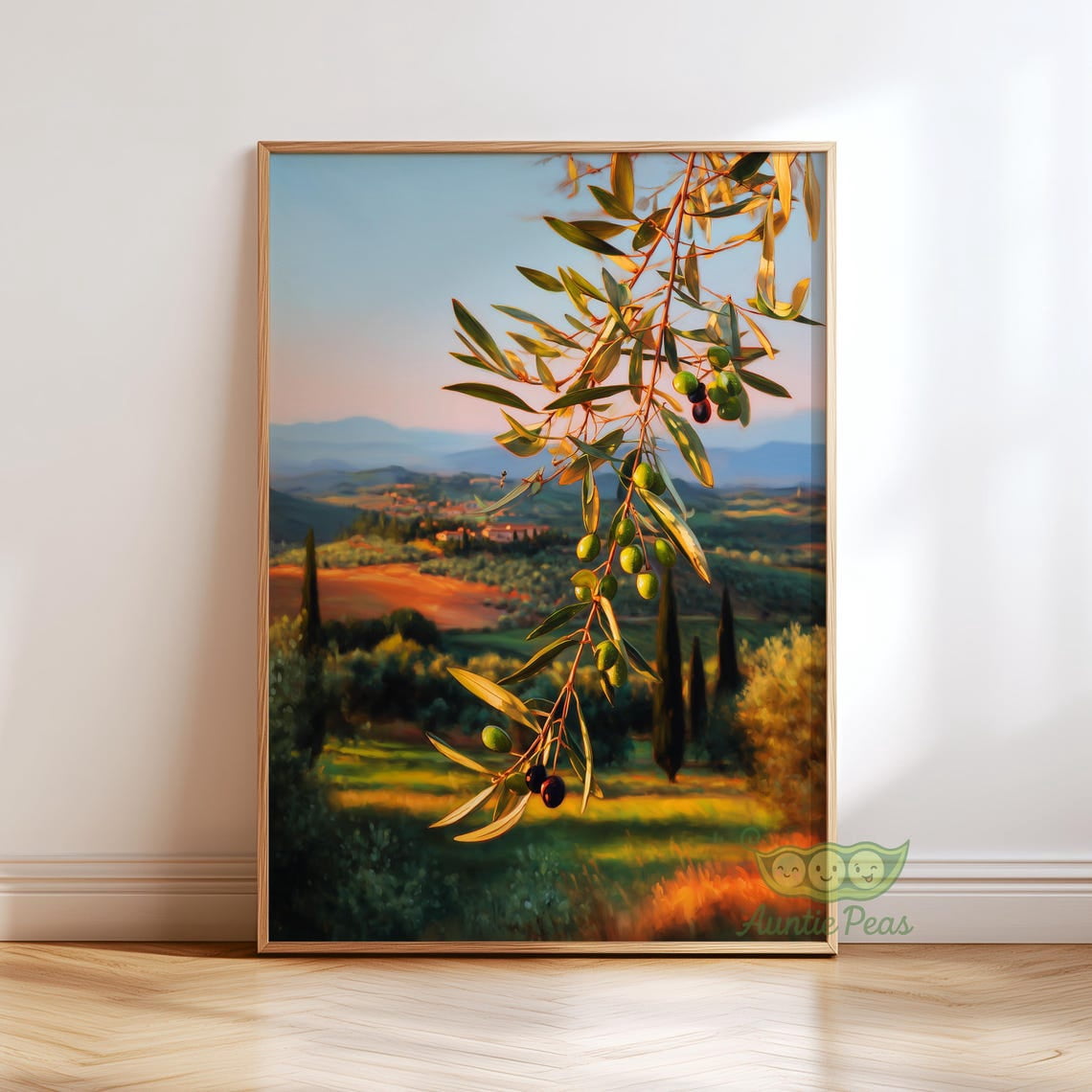 Tuscan Olive Branch Mediterranean Country Kitchen Decor Rustic ...