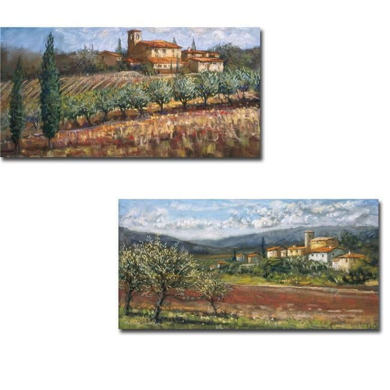 Tuscan Olives & Hillside Olives by Malcolm Surridge 2-Piece Premium ...