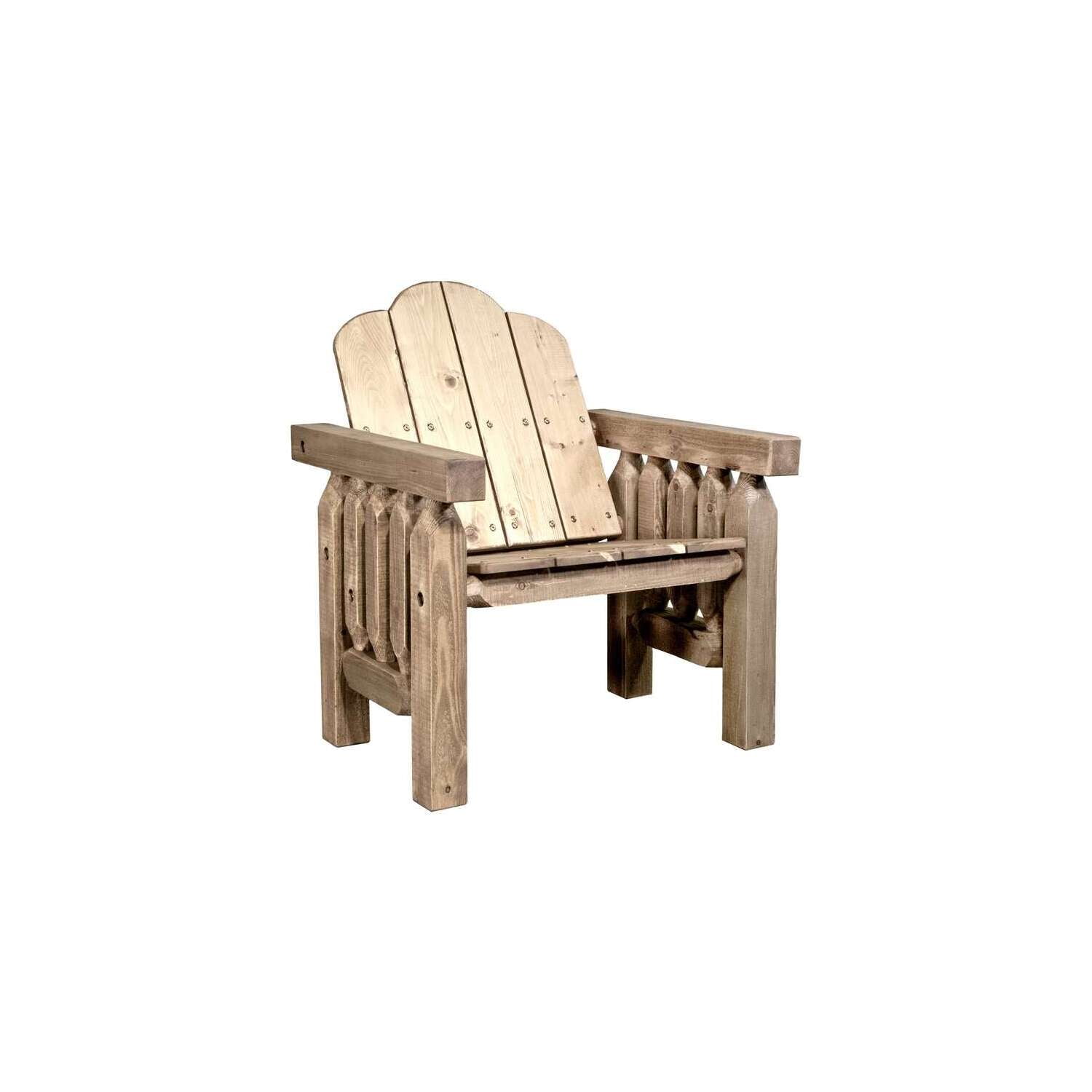 Tuscan Temptations Deck Chair 30L x 30W x 37H with Exterior Stain ...
